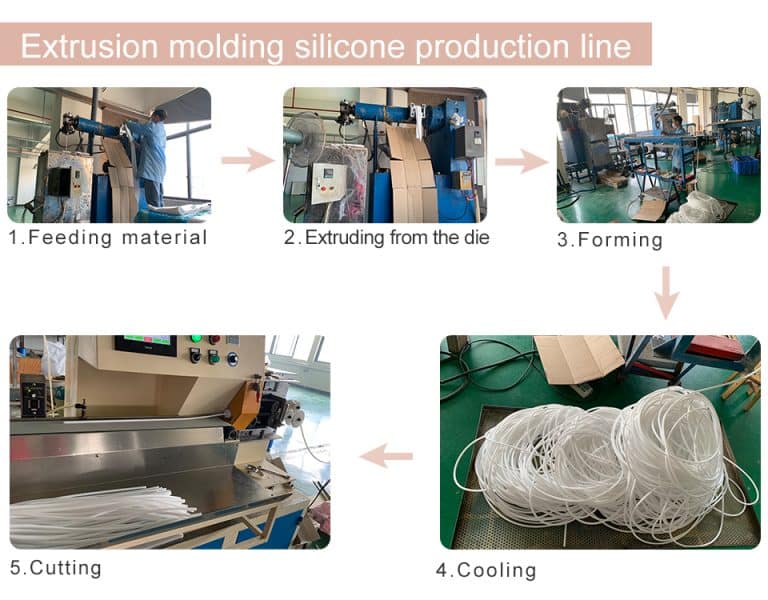 Custom Silicone Extrusion Molding Service - JUTION SILICONE